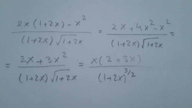 Derivator - Kvotregeln (Matematik/Universitet) – Pluggakuten